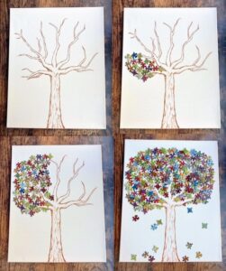 DIY Puzzle Piece Wall Art