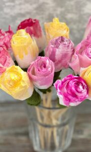 DIY Paper Napkin Roses (With Step-By-Step Instructions)