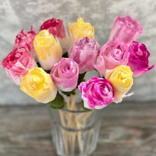 DIY Paper Napkin Roses (With Step-By-Step Instructions)