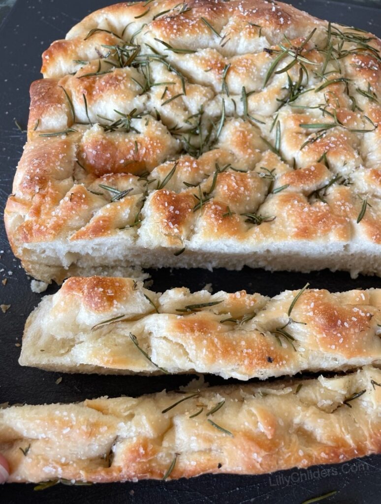 Easy Rosemary Garlic Focaccia Bread Recipe